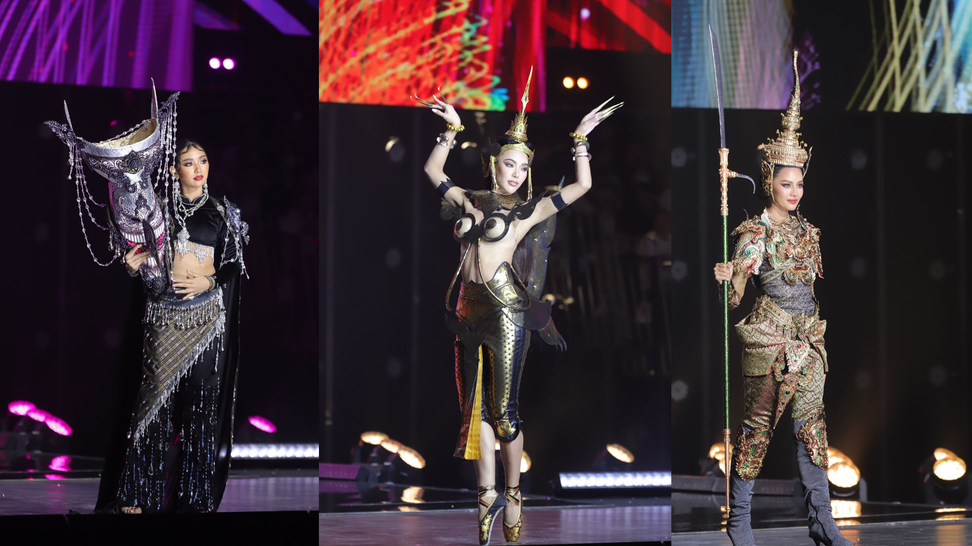 ประมวลภาพ ผู้เข้าประกวด MUT 2024 "รอบชุดประจำชาติ"